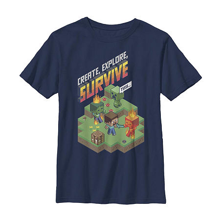 Click here for Little & Big Kid Boys Crew Neck Short Sleeve Slim... prices