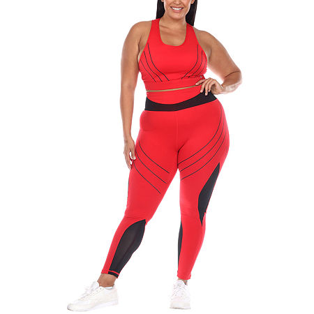 Click here for White Mark Plus Legging Set  1x  Red prices