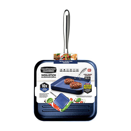 Click here for Granitestone Blue 10.5 NonstickÂ Grill Pan with Ri... prices