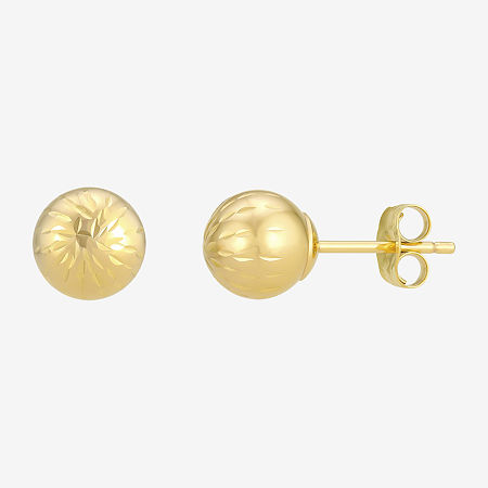 Click here for 10K Gold 6mm Ball Stud Earrings  One Size prices