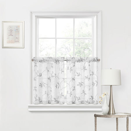 Click here for Regal Home Meadow Embroidered 2-pc. Rod Pocket Win... prices