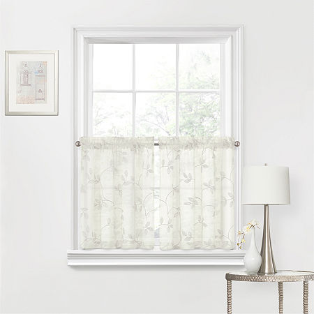 Click here for Regal Home Meadow Embroidered 2-pc. Rod Pocket Win... prices
