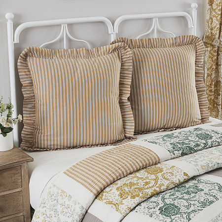 Click here for VHC Brands Dorset Bed Skirt  One Size  Yellow prices