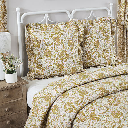 Click here for VHC Brands Dorset Euro Sham  One Size  Yellow prices