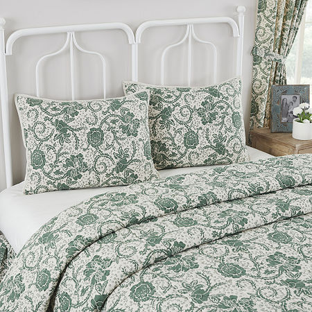 Click here for VHC Brands Dorset Pillow Sham  One Size  Green prices