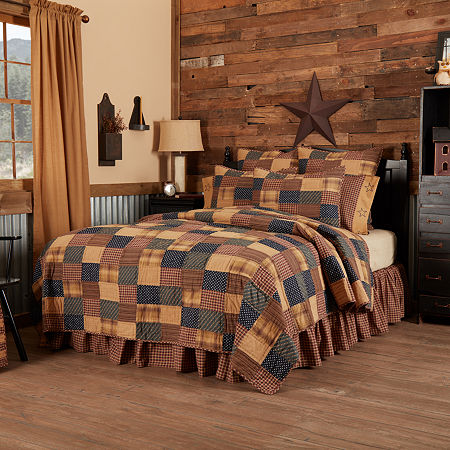 Click here for VHC Brands Patriotic Patch Reversible Quilt  One S... prices