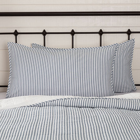 Click here for VHC Brands Sawyer Mill Stripe Pillow Sham  One Siz... prices