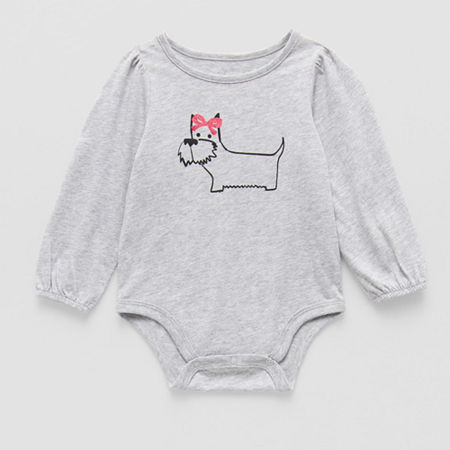 Click here for Okie Dokie Baby Girls Round Neck Long Sleeve Bodys... prices