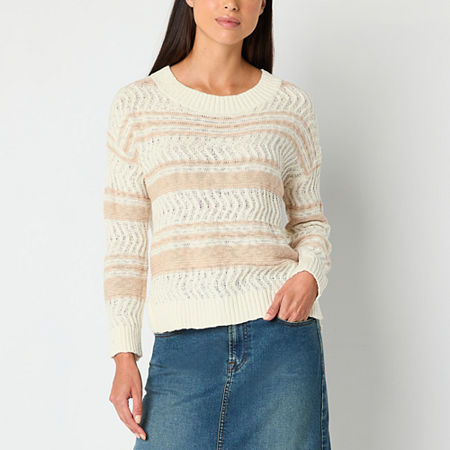 Click here for Frye and Co. Womens Crew Neck Long Sleeve Striped... prices