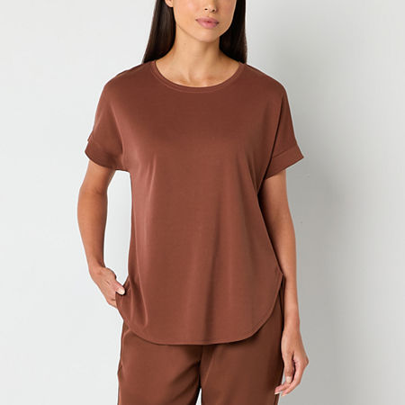 Click here for Stylus Womens Crew Neck Short Sleeve T-Shirt  X-sm... prices