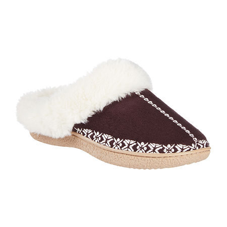 Click here for Isotoner Clara Emroidered Microsuede Hoodback Wome... prices