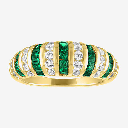 Click here for Gemstone 14K Gold Over Silver Cocktail Ring  6  Gr... prices