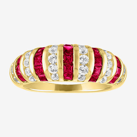 Click here for Gemstone 14K Gold Over Silver Cocktail Ring  9  Ru... prices