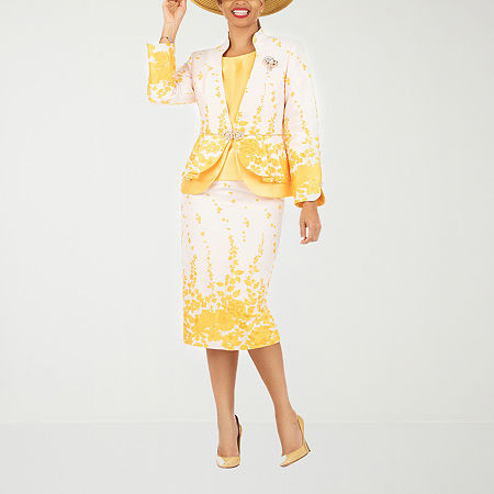 Click here for Giovanna Collection 3-pc. Floral Skirt Suit-Plus... prices