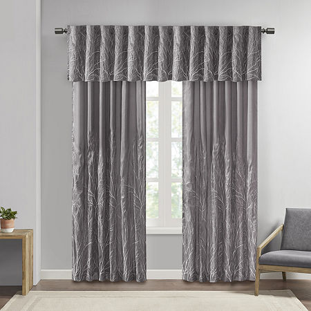 Click here for Madison Park Eliza Embroidery Faux Silk 50W X 18L... prices
