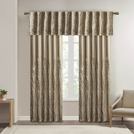 Click here for Madison Park Eliza Embroidery Faux Silk 50W X 18L... prices