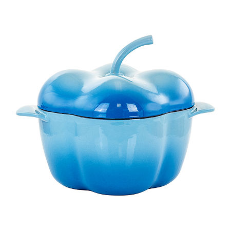 Click here for MegaChef 3 Quart Pepper Shape Enameled Cast Iron C... prices