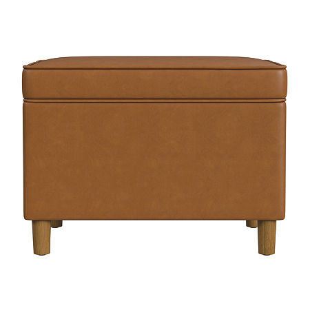 Click here for Homepop Dinah Storage Lift-Top Upholstered Ottoman... prices