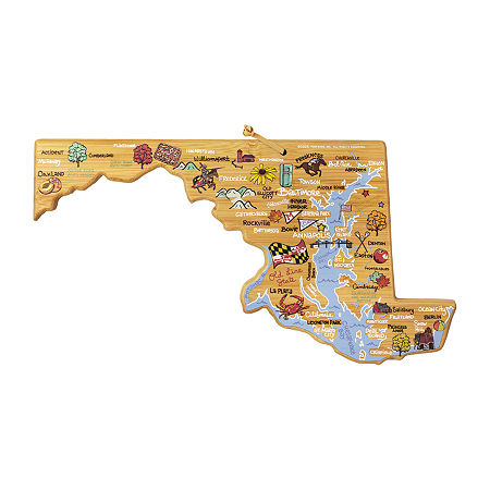 Click here for Totally Bamboo State Shaped Serving and Cutting Bo... prices