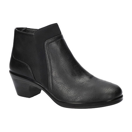 Click here for Easy Street Womens Langley Zipper Ankle Boots - Bl... prices