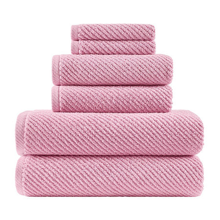 Click here for Madison Park Diagonal Ribbed Cotton 6-Pc. Towel Se... prices