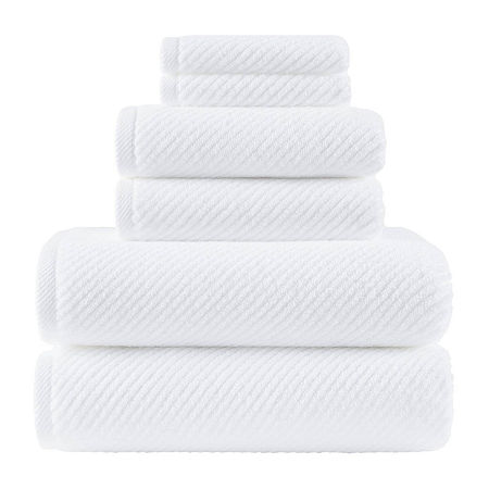 Click here for Madison Park Diagonal Ribbed Cotton 6-Pc. Towel Se... prices