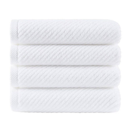Click here for Madison Park Diagonal Ribbed Cotton 4-Pc. Hand Tow... prices