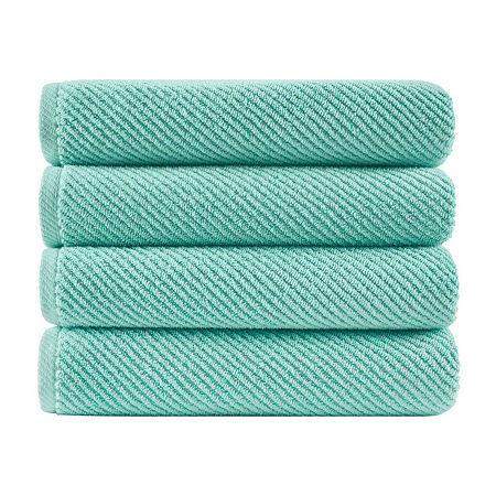Madison Park Diagonal Ribbed Cotton Towel