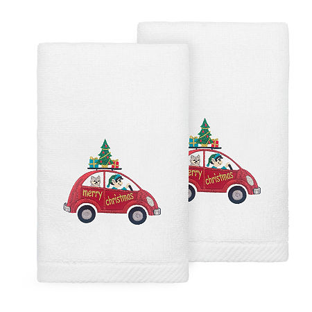 Click here for Linum Home Textiles Christmas 2-pc. Embellished Ha... prices