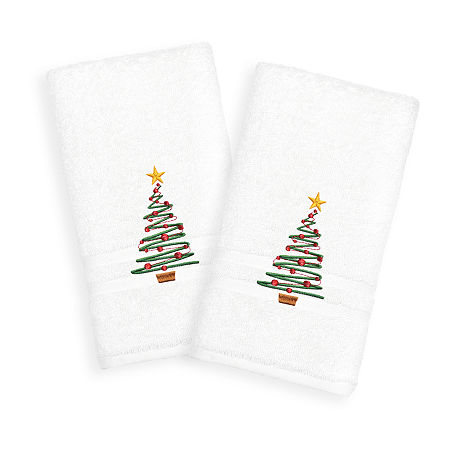 Click here for Linum Home Textiles Christmas 2-pc. Embellished Ha... prices