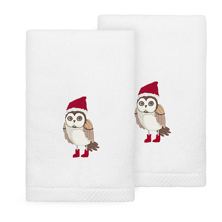 Click here for Linum Home Textiles Christmas 2-pc. Embellished Ha... prices