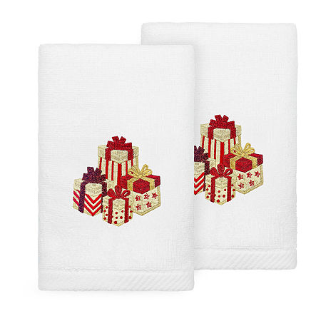 Click here for Linum Home Textiles Christmas 2-pc. Embellished Ha... prices