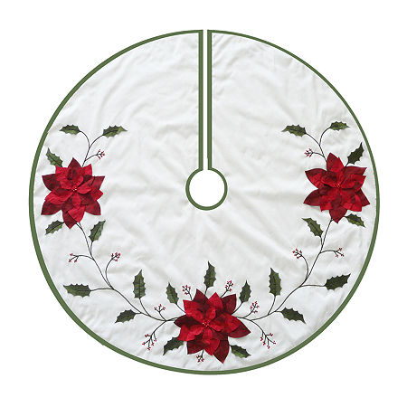 Click here for Kurt Adler Ivory With Holly Leaves And Poinsettia... prices