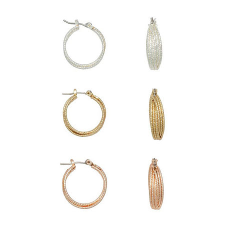 Click here for Mixit Womens Hypoallergenic 3 Pair Earring Set  On... prices