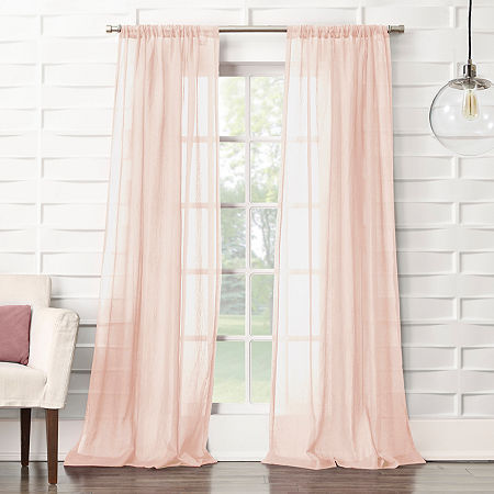 Click here for Lichtenberg Lola Rod Pocket Sheer Single Curtain P... prices
