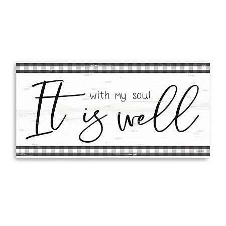 Click here for Lumaprints It Is Well With My Soul Giclee Canvas A... prices