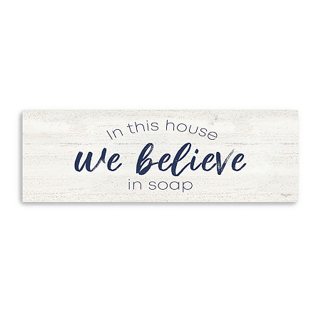 Click here for Lumaprints Bathroom Humor Panel V-Believe Giclee C... prices