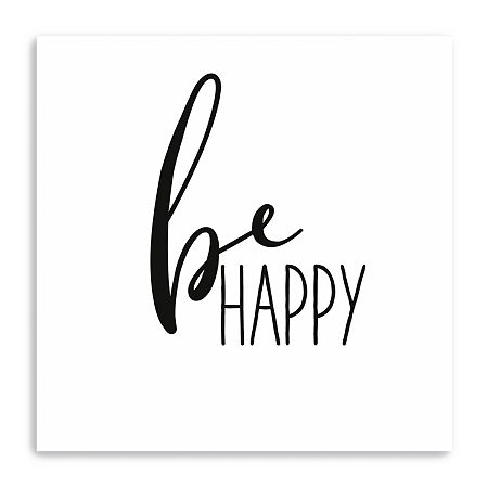 Click here for Lumaprints Be Happy Giclee Canvas Art  One Size  B... prices