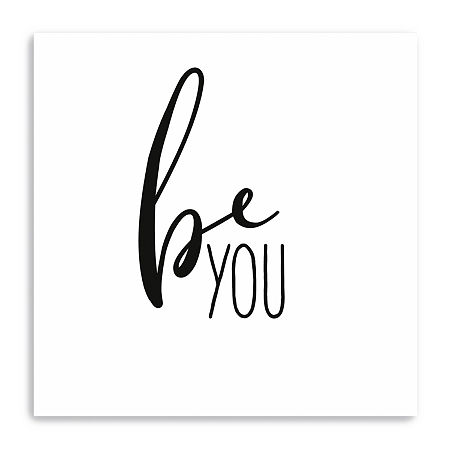 Click here for Lumaprints Be You Giclee Canvas Art  One Size  Bla... prices