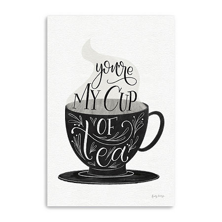 Click here for Lumaprints My Cup Of Tea Bw Giclee Canvas Art  One... prices