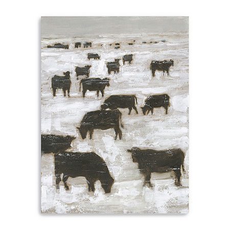 Click here for Lumaprints Winter Grazing I Giclee Canvas Art  One... prices