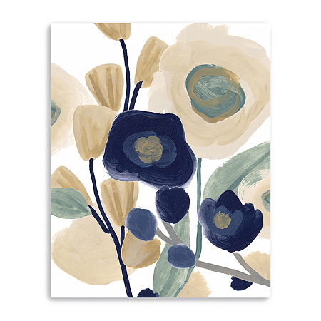 Click here for Lumaprints Blue Poppy Cascade I Giclee Canvas Art... prices