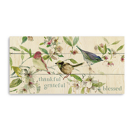 Click here for Lumaprints Grateful Thankful Blessed Birds Giclee... prices