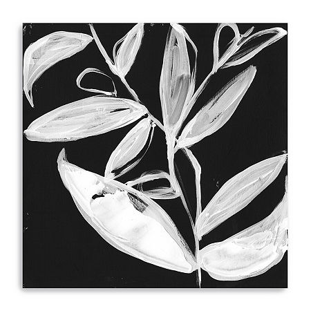 Click here for Lumaprints Quirky White Leaves I Giclee Canvas Art... prices