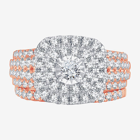 Click here for Womens 2 CT. T.W. Natural White Diamond 10K Rose G... prices