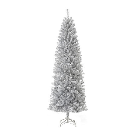 Click here for Glitzhome 7 1/2 Foot Christmas Tree  One Size  Sil... prices