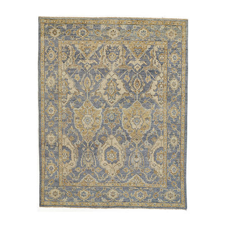 Feizy Carrington R6502 2 x 3 Area Rug - Blue  Gold-Tone