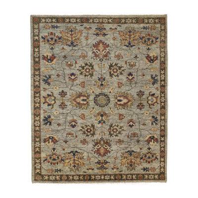 Weave And Wander Irie Floral Hand Knotted Indoor Rectangle Accent Rugs ...