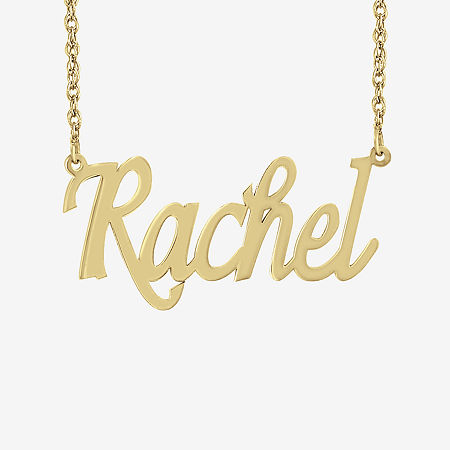 Click here for Womens 24K Gold Over Silver 18 Inch Name Necklace... prices