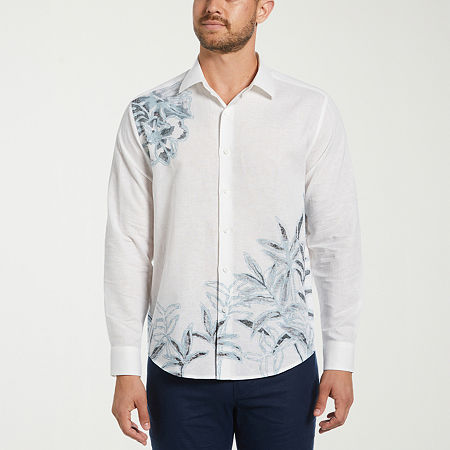 Click here for Cubavera Mens Long Sleeve Regular Fit Button-Down... prices